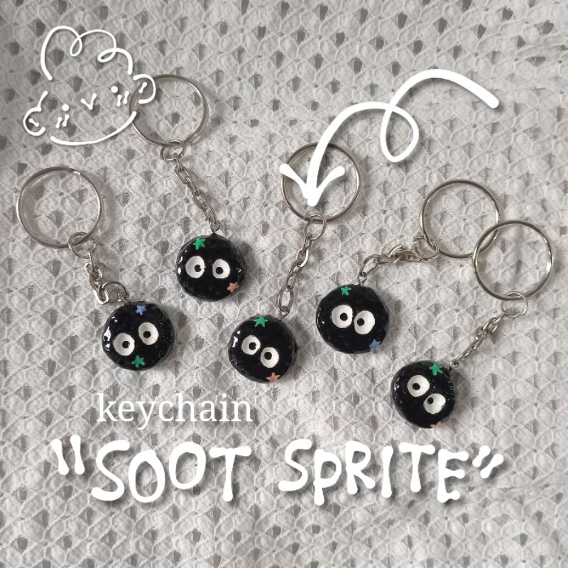 Soot Sprite | Studio Ghibli Inspired Keychains | Shopee Philippines