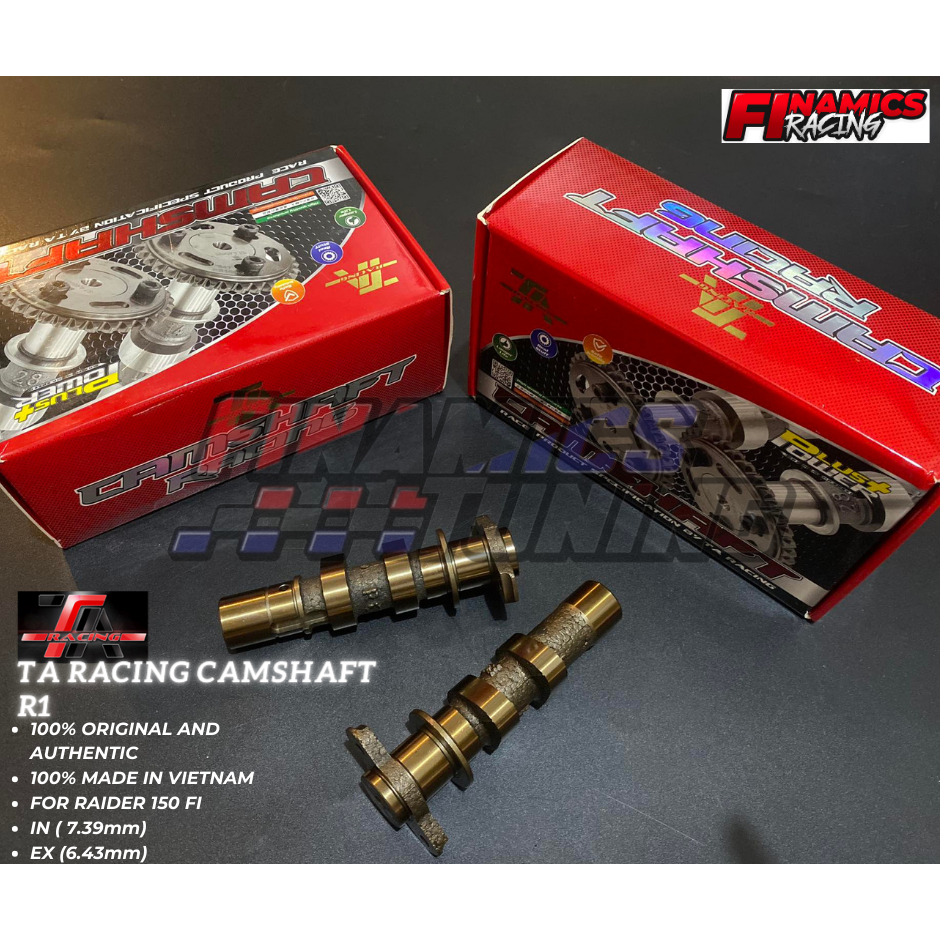 STAGE 1 RACING CAMSHAFT TA RACING FOR RAIDER 150 FI (IN 7.39mm EX 6 ...