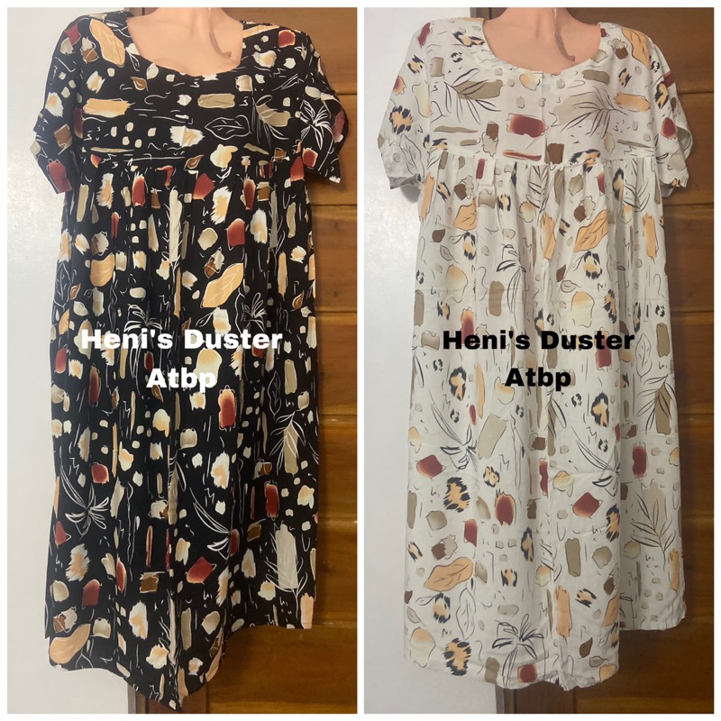 2XL challis gathered dress with sleeve and side pocket | Shopee Philippines