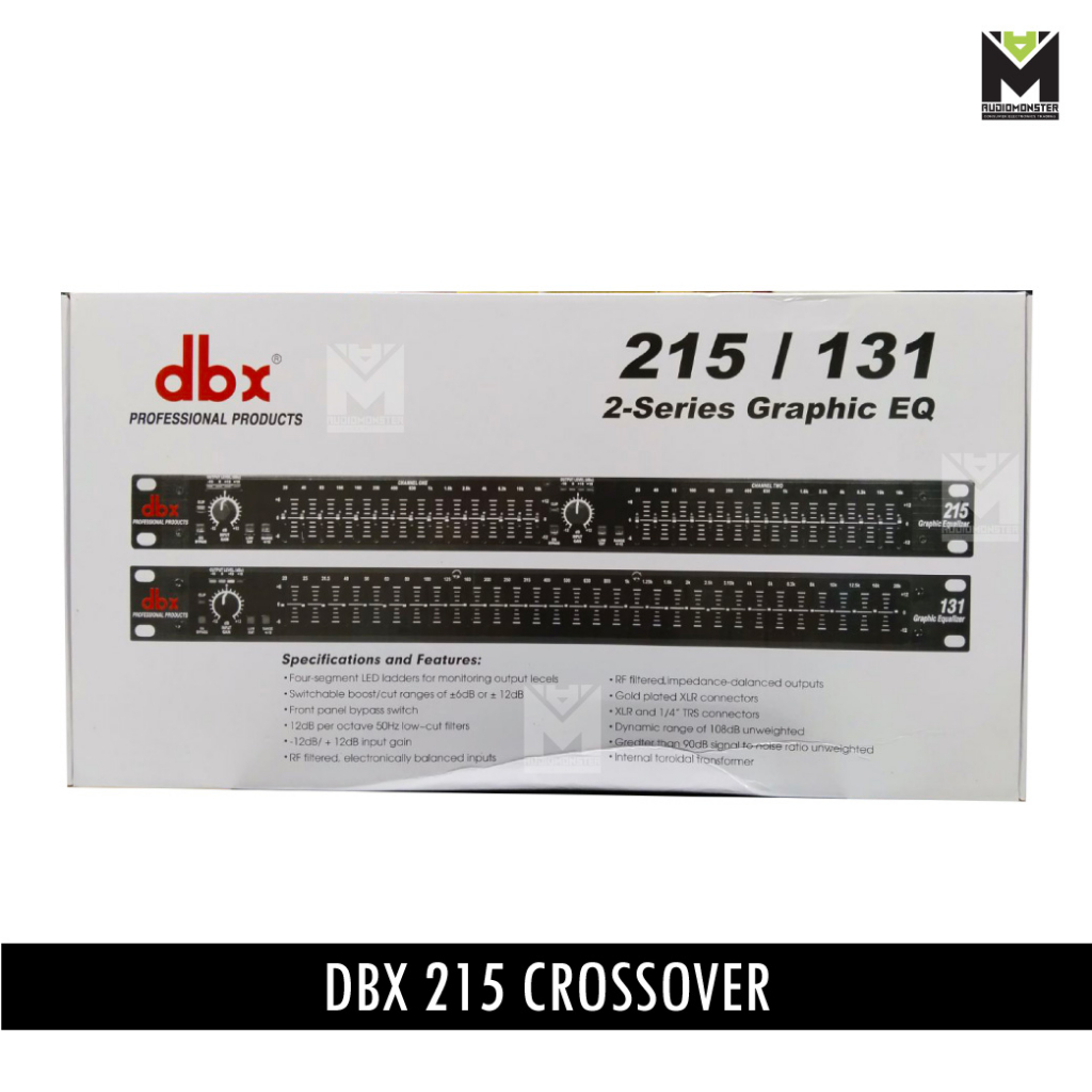 DBX 215 Dual Channel 15-Band Graphic Equalizer | Shopee Philippines