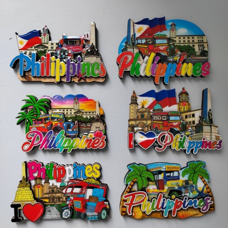 Embossed Refrigerator Magnet Summer Fish Beach Jeepney Manila ...