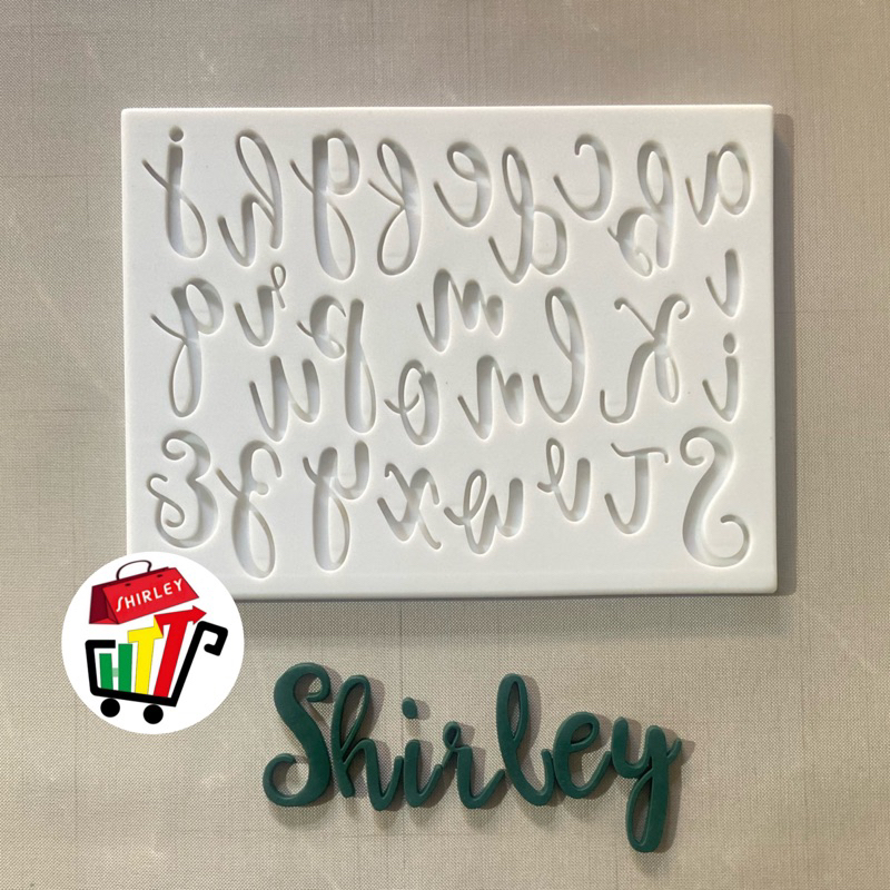 HTTP 2.5cm-4cm Lowercase Cursive Letter ALPHA MOLD alphabet mold for ...