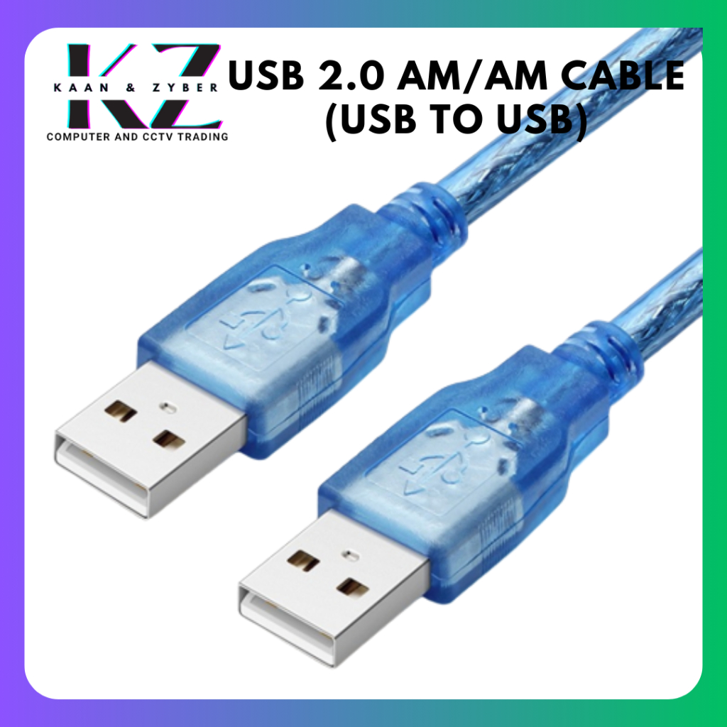 USB 2.0 AM/AM CABLE (USB TO USB) | Shopee Philippines