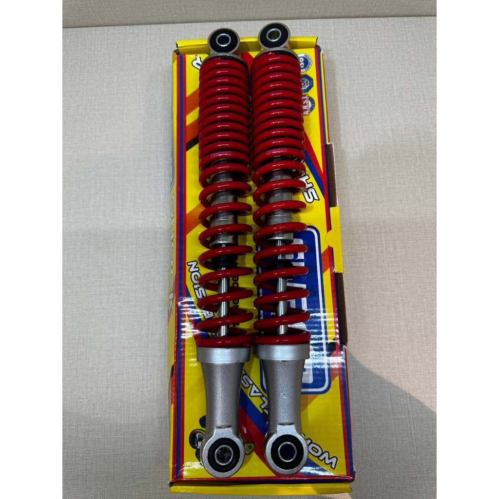 OWENS REAR SHOCK WAVE 125 (345mm) (RED)(BLACK)(CHROME)(BLUE) HYDRAULIC ...