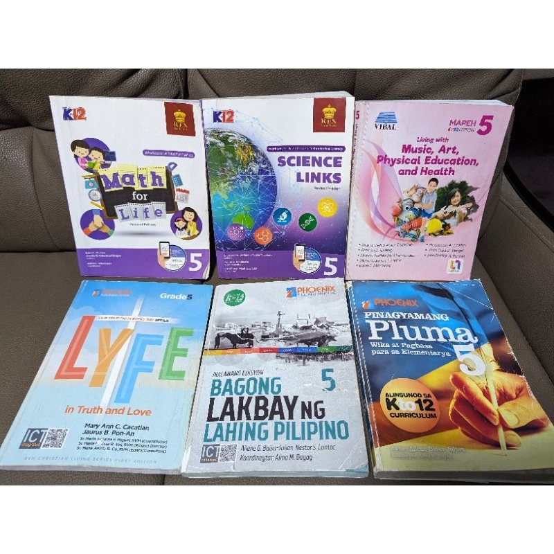 Grade 5 books Set A (Used) | Shopee Philippines