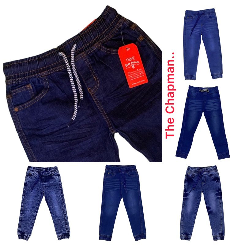 Overruns Branded Premium Quality Kid’s (Pambata) Denim Joggers Pants ...