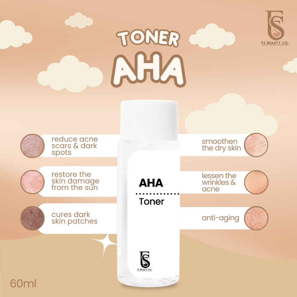 AHA Toner | 60ml [READY FOR REBRANDING] | Shopee Philippines