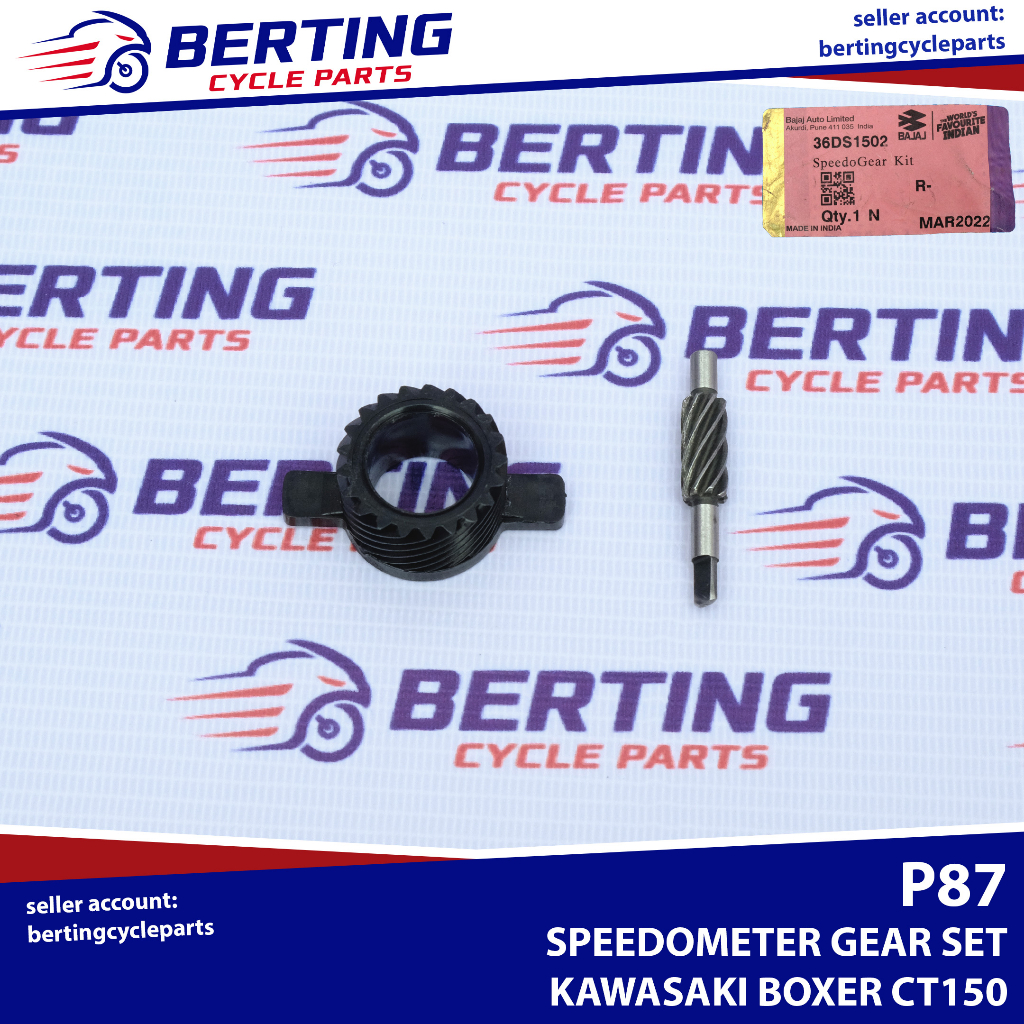 SPEEDOMETER GEAR SET Kawasaki Boxer CT150 Genuine 36DS1502 | Shopee ...