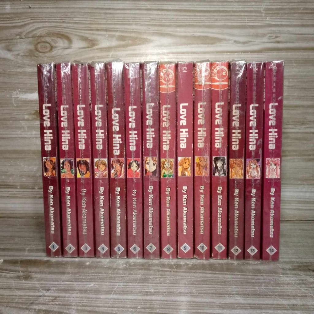 Love Hina Complete Set Vol 1-14 Manga by Ken Akamatsu, Preloved ...