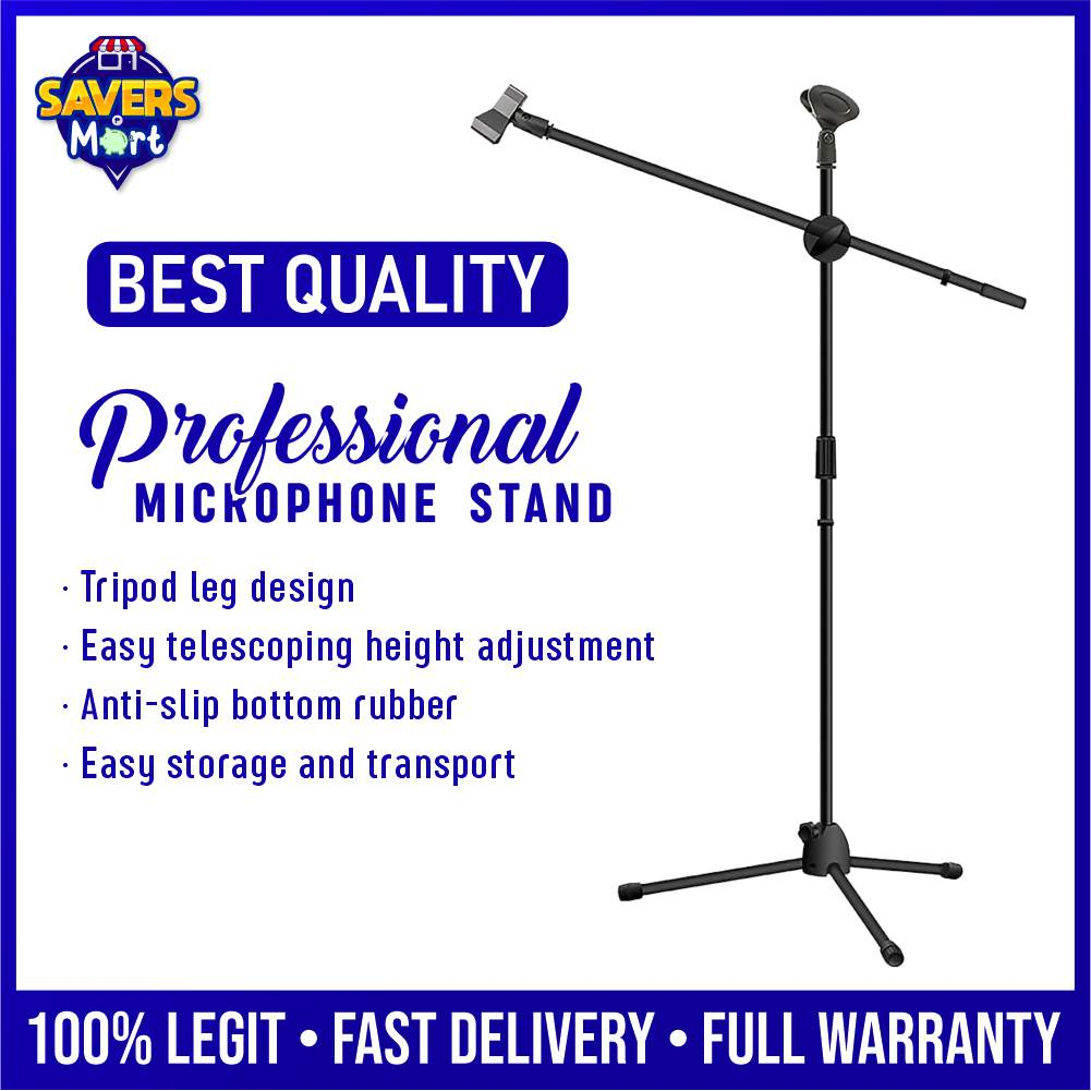 Professional Microphone Stand / Tripod Leg Stand / Multiple Clip / Best ...