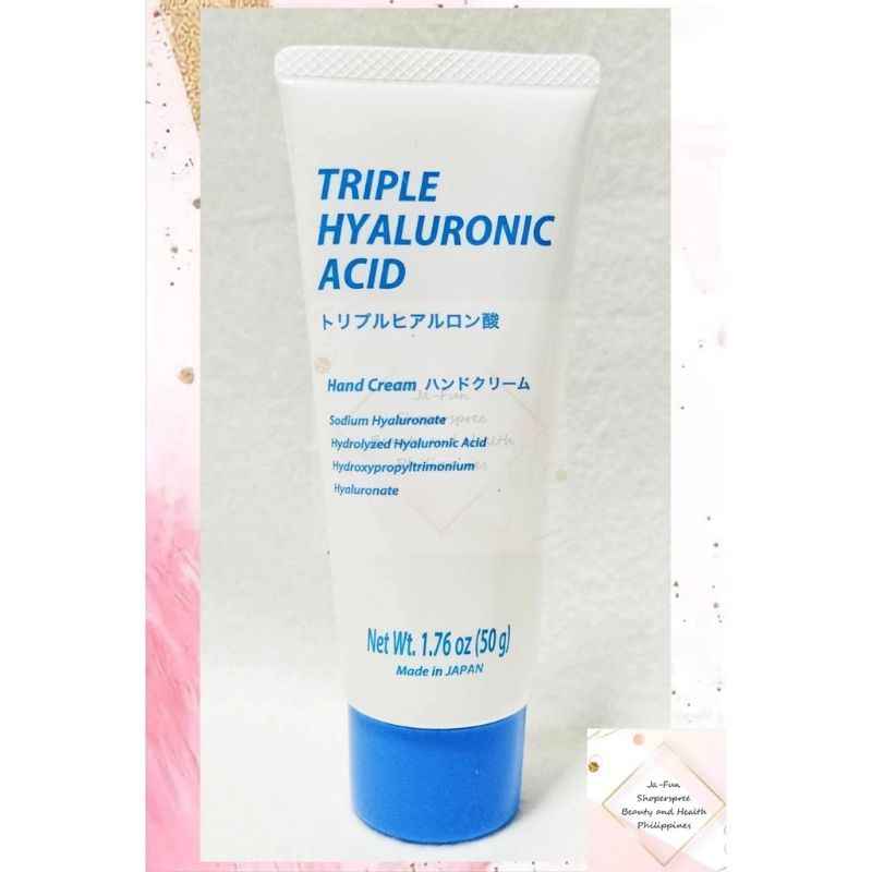 TRIPLE HYALURONIC ACID HAND CREAM JAPAN ( NEW ARRIVAL ) | Shopee ...