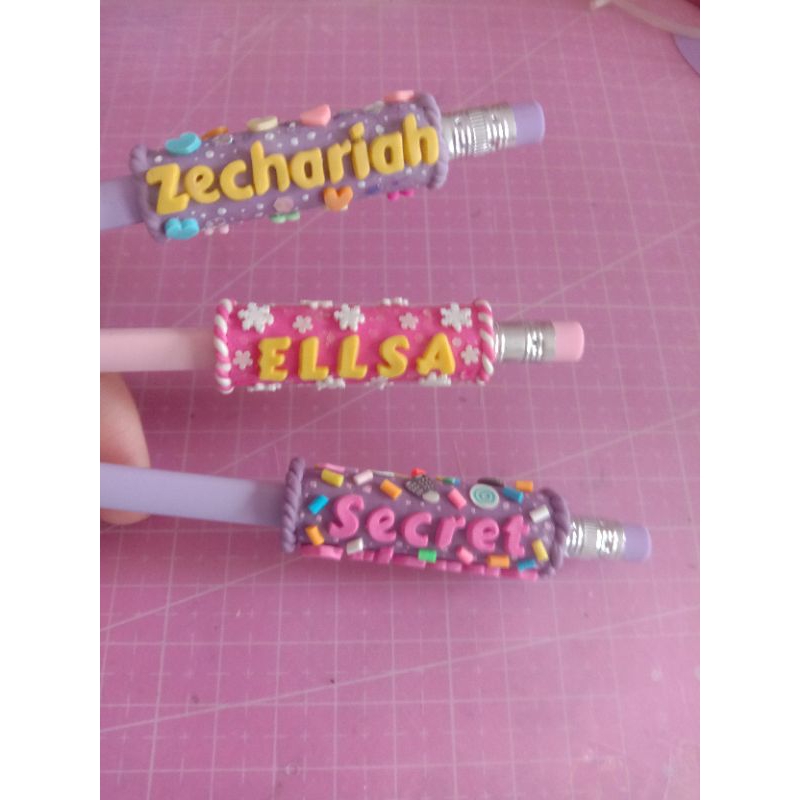 Pencil Topper for Kids Cute Detachable Personalized Name Topper Pencil ...