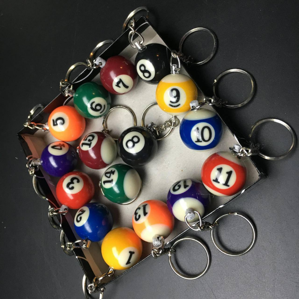 Keychain A Colored Billiard Balls (2.5cm) | Shopee Philippines