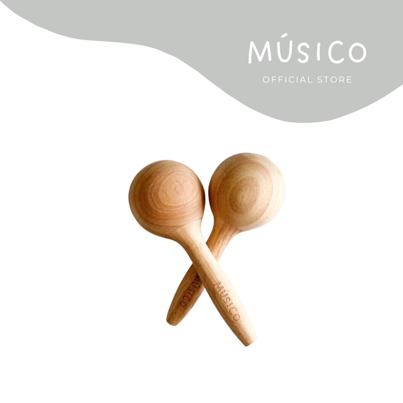 Musico Wooden Maracas (Lacquered) | Shopee Philippines