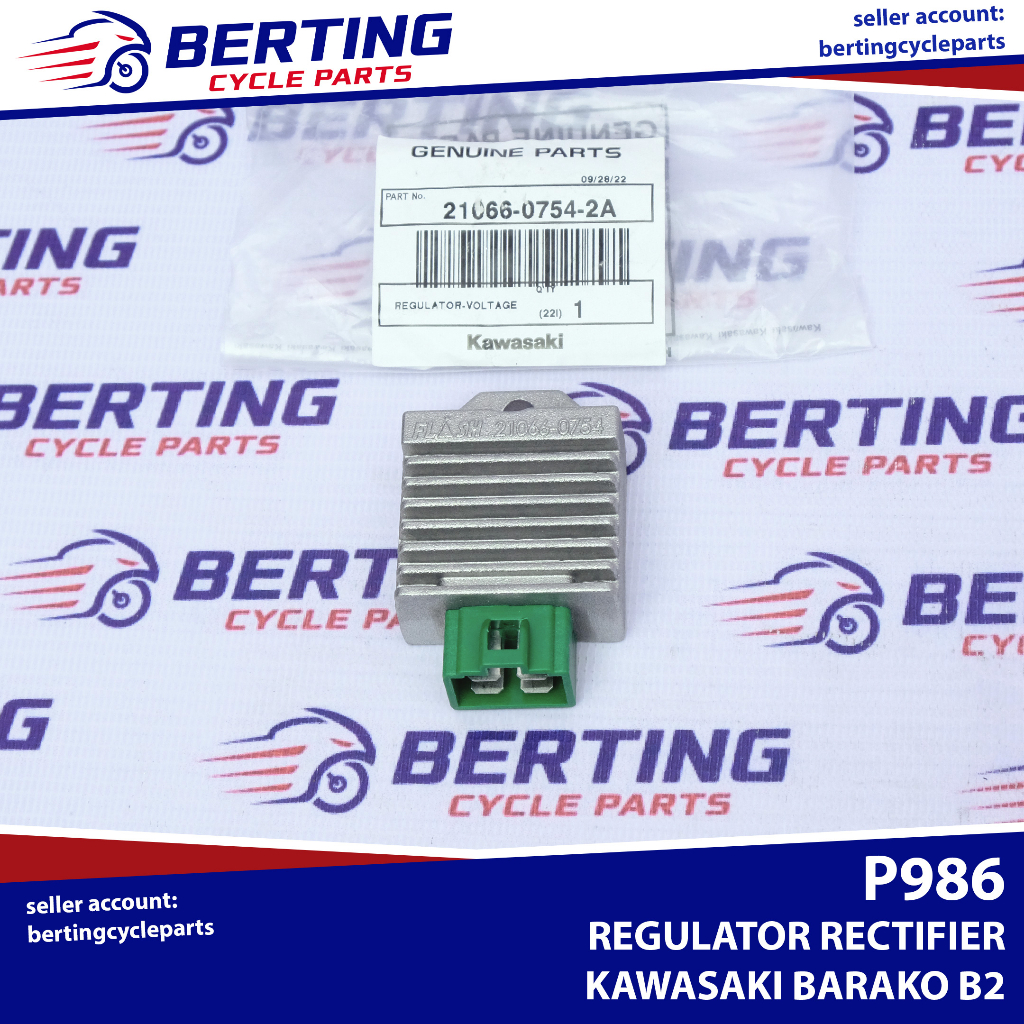 REGULATOR RECTIFIER Kawasaki Barako B2 Genuine 21066-0754 | Shopee ...