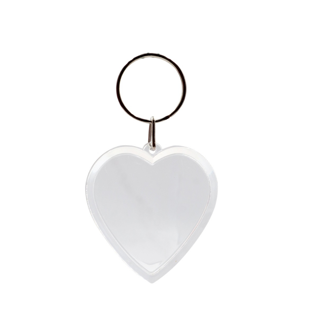 Acrylic Keychain Photo Insert Frame Personalize DIY Keychain (50pcs ...