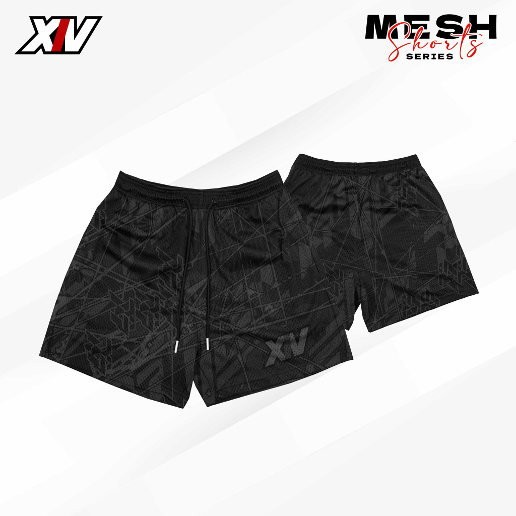 XIV Mesh Short Triple Black | Shopee Philippines