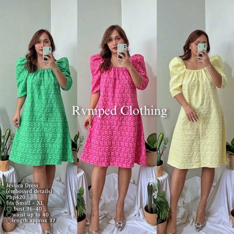 RVMPED Jessica Puff Dress | Shopee Philippines