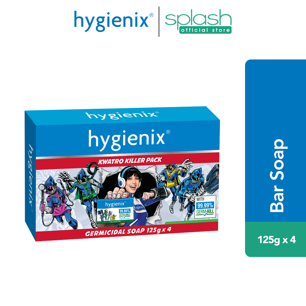 Hygienix Germ Fighting Four Soap Pack 125g | Shopee Philippines