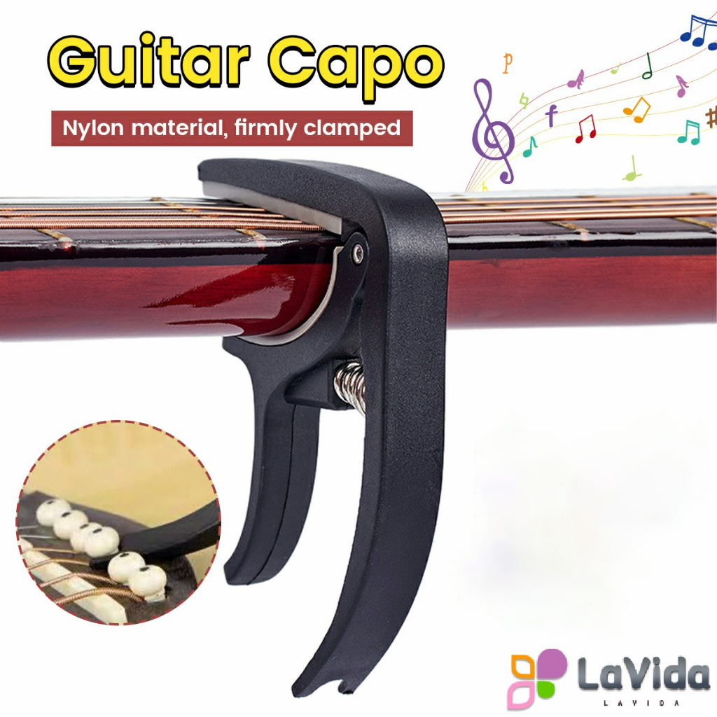 LaVida Guitar Capo Change Tune Quick Change Clamp for Ukulele Acoustic ...