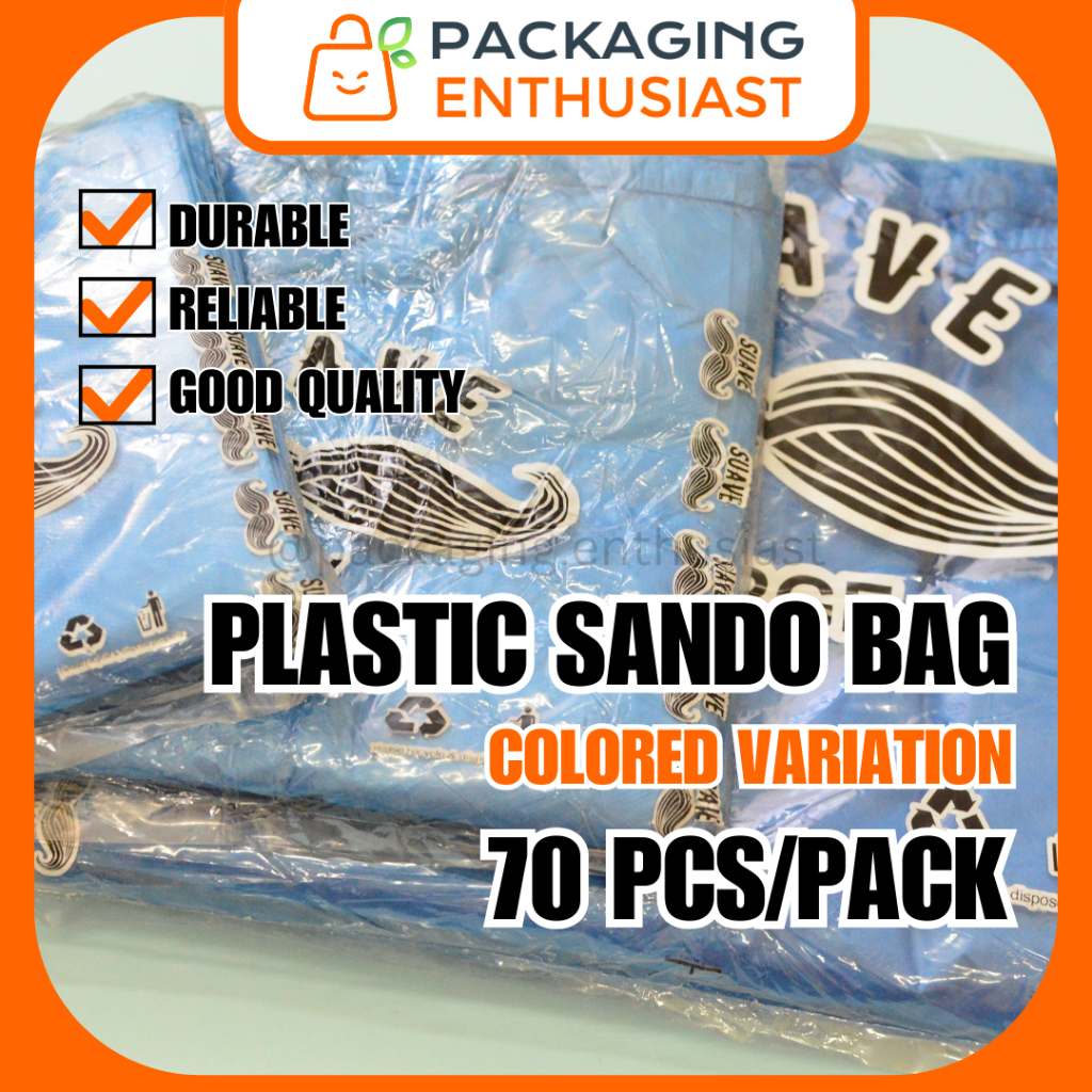 SUAVE Plastic Sando Bag COLORED VARIATION (70 PCS/PACK) | Shopee ...