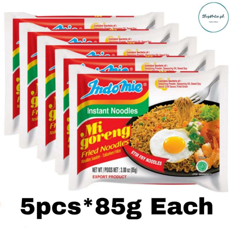 Indomie Mi Goreng Pancit Canton Fried Noodles Instant Noodles 5pcs*85g ...