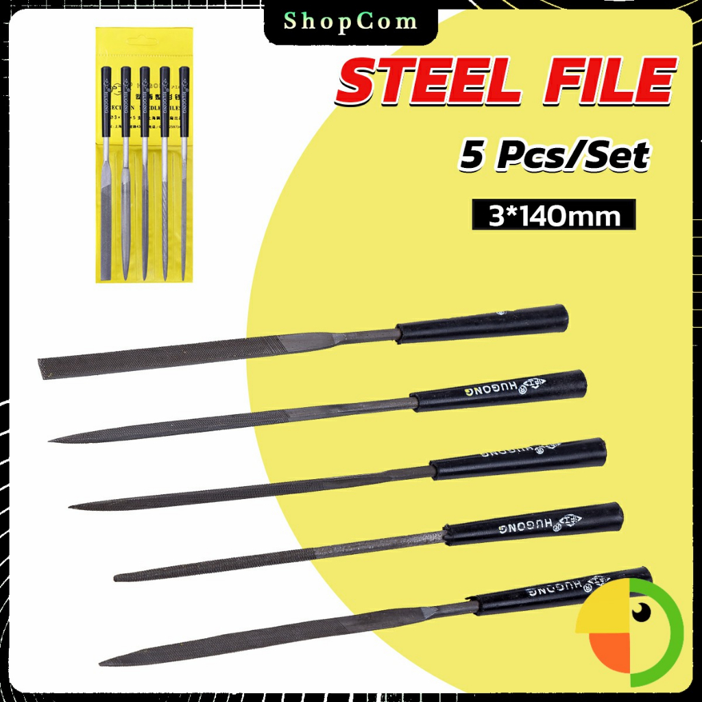 ShopCom Mini Steel File Set Diy Wood Rasp File Needle Jewelry Polishing ...