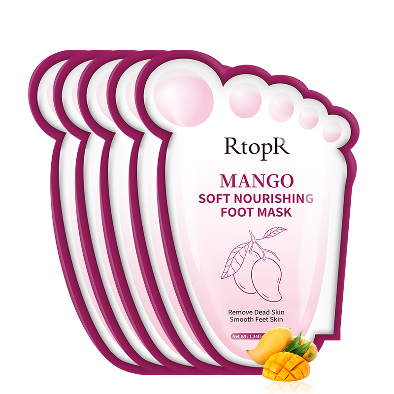 RtopR Mango Foot Mask Whitening Moisturizing Exfoliating Remove Dead ...