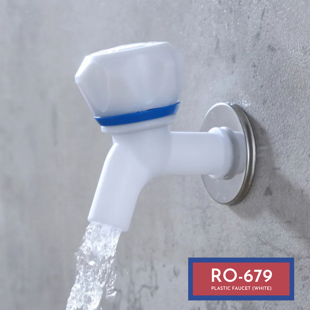 RO-679 Rosco Plastic Faucet (White) | Shopee Philippines