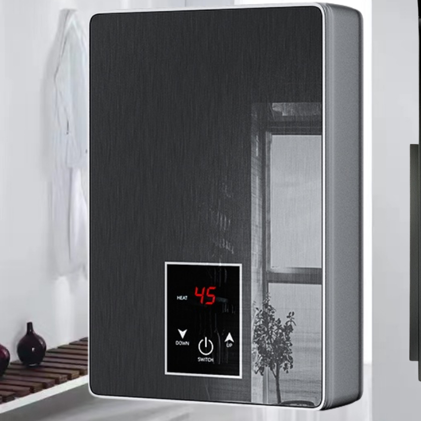 TQTQ Water heater 6000W instant electric LCD Touchscreen shower set for ...