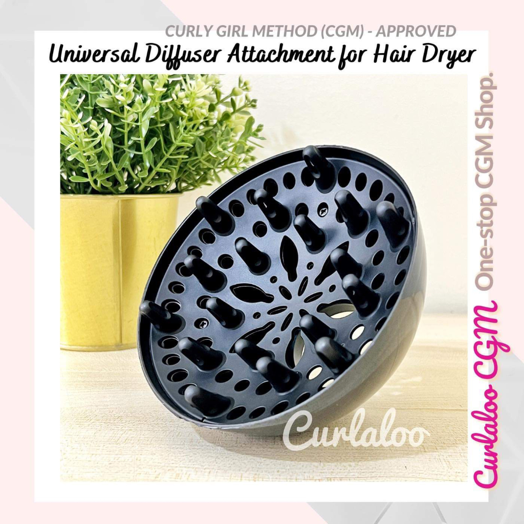 Curlaloo CGM Shop - Universal Curly Hair Diffuser Attachment for Hair ...