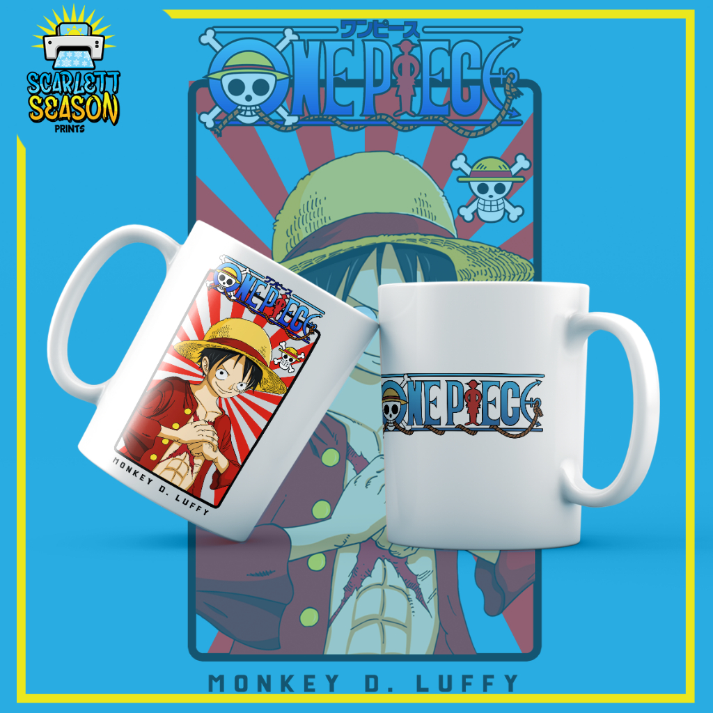 OP - One Piece Anime Coffee Mugs - Luffy, Zoro, Nami, Sanji, Law, Sabo ...