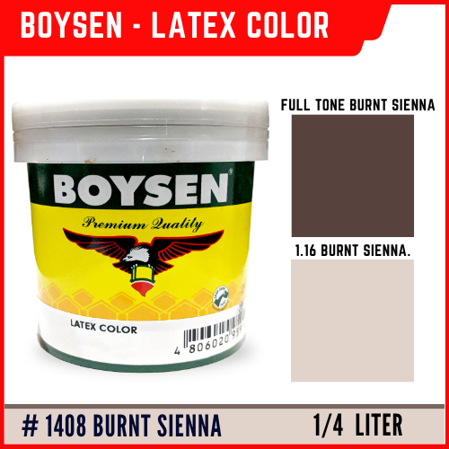 Boysen Latex Color 1/4L|1L | Water Based Paint | Shopee Philippines