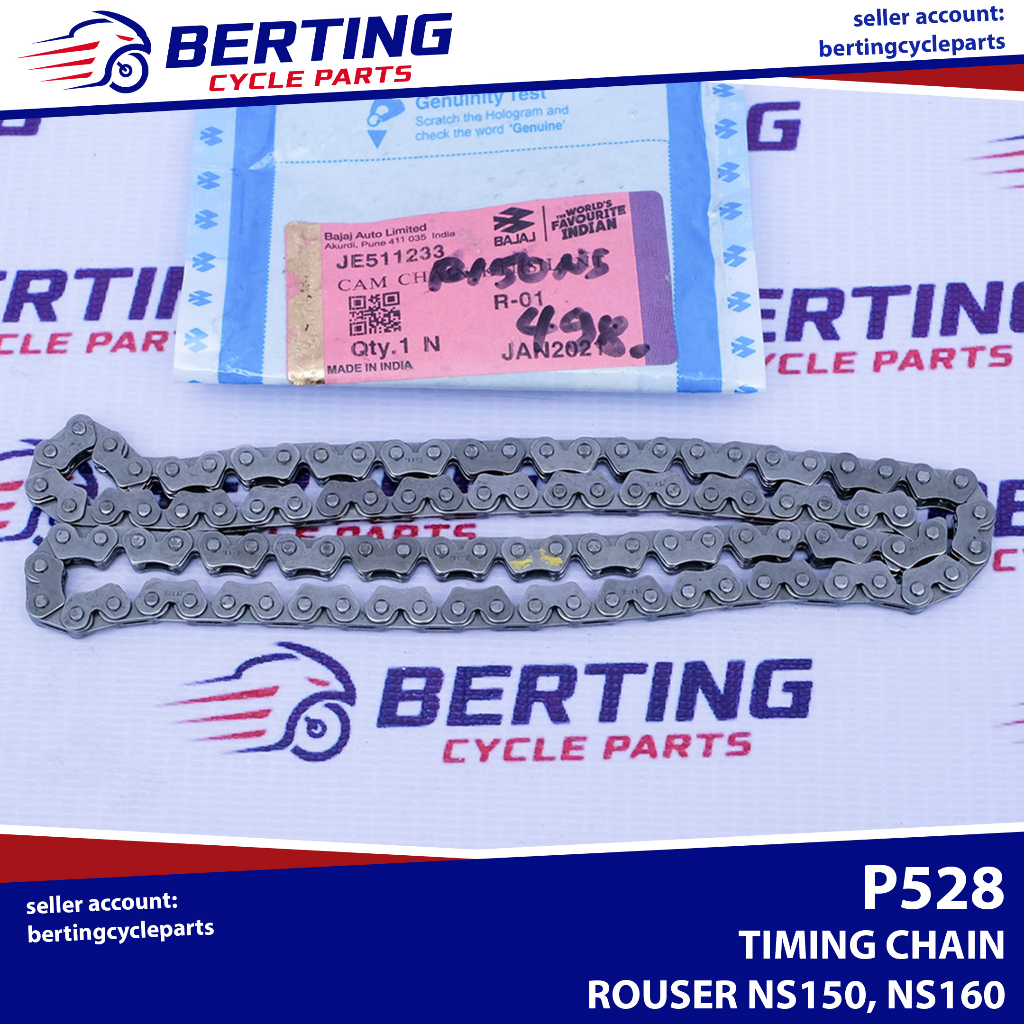 CAM TIMING CHAIN Camshaft Rouser NS150 NS160 Genuine JE511233 | Shopee ...