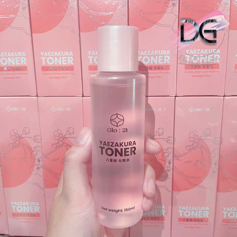(FAST SHIPOUT) Glo21 Yaezakura Toner (150mL) Hydrating Whitening Toner ...