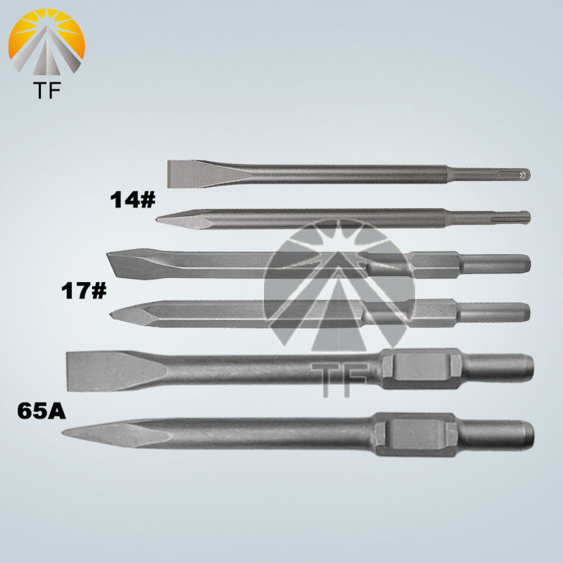 SDS Plus Hammer Drill Bits 65A Jack Hammer Bits square handle round shank flat chisel Shopee Philippines