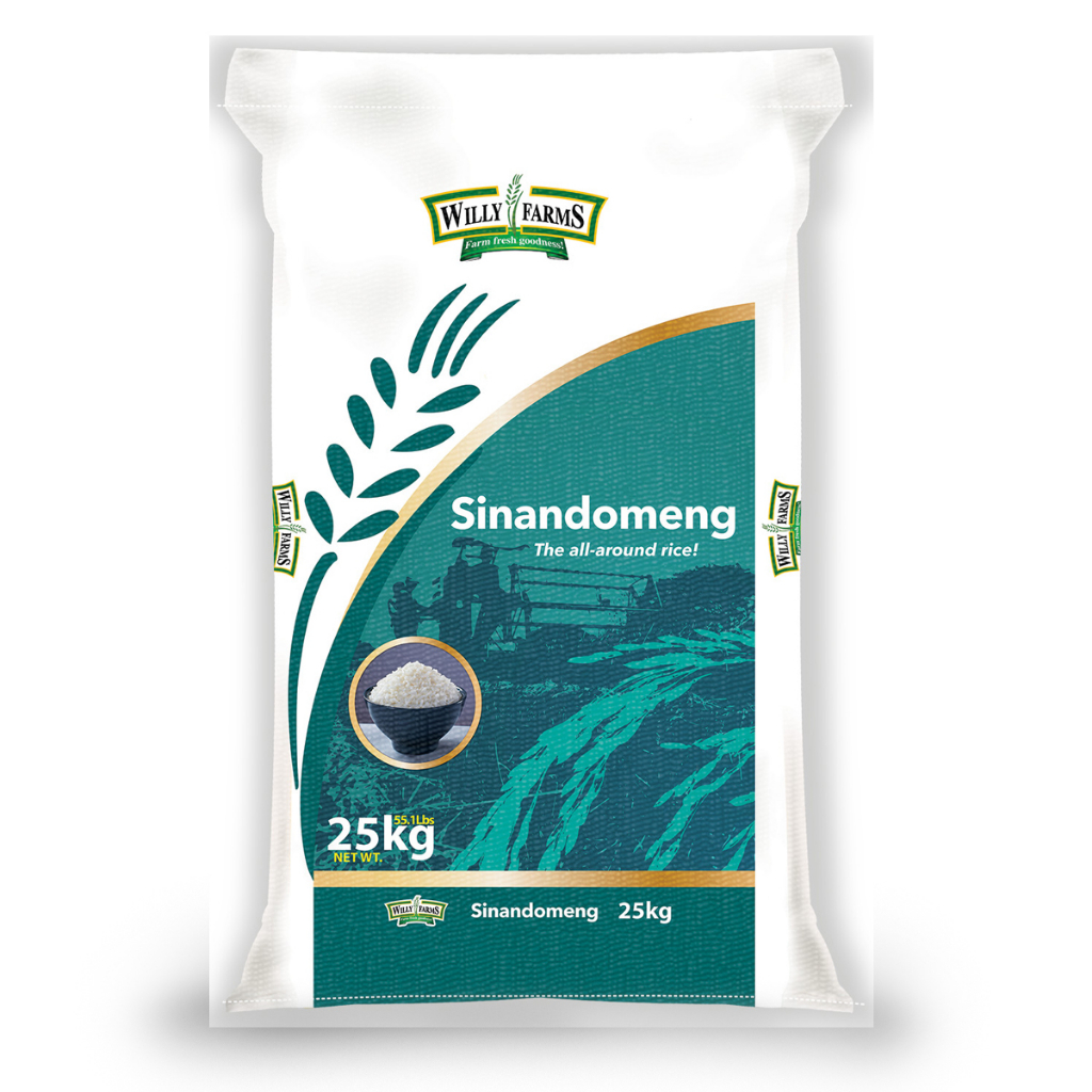 Willy Farms Sinandomeng 25kg | Shopee Philippines