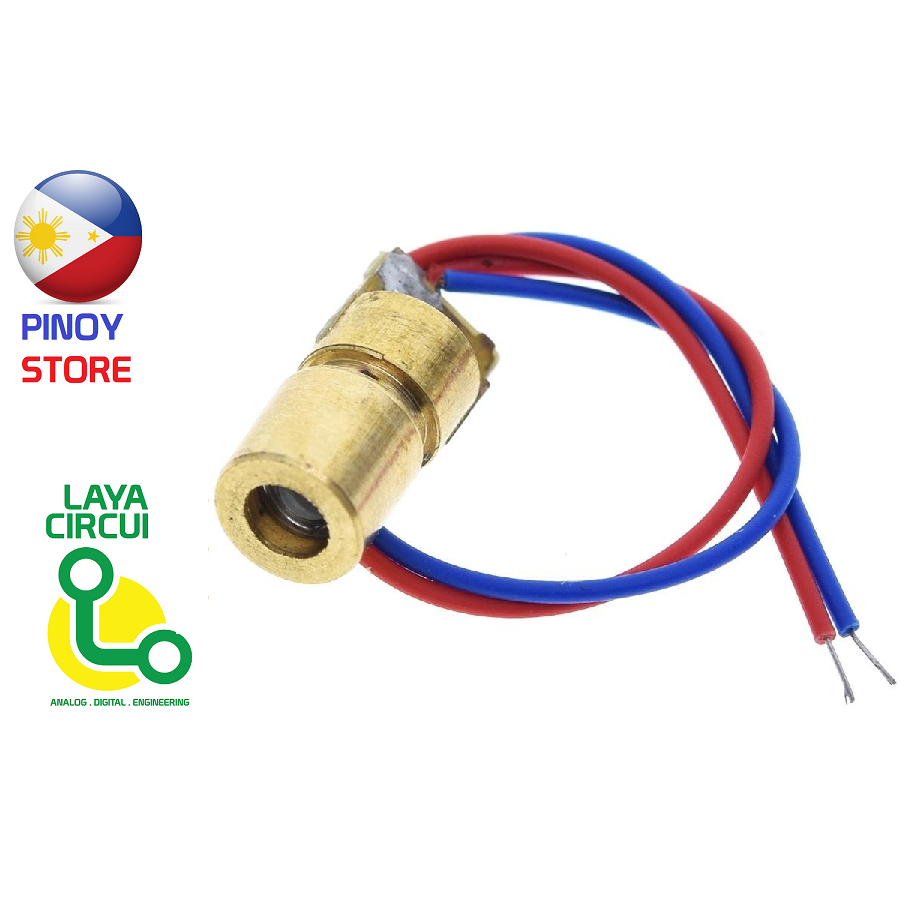 Laser diode 5V 650nm 3mw wired red dot laser module for Arduino ...
