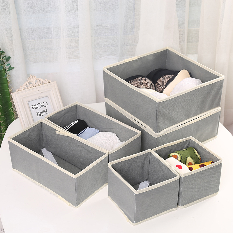Organizer Box 6pc Divider Storage Box Panty Socks Bra Storage Box