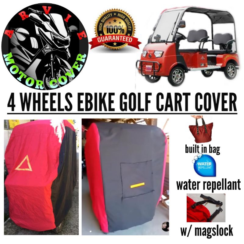 4 WHEELS ETRIKE EMC GOLF CART COVER WATER REPELLANT AVIA SUPREMO SOMERO ...