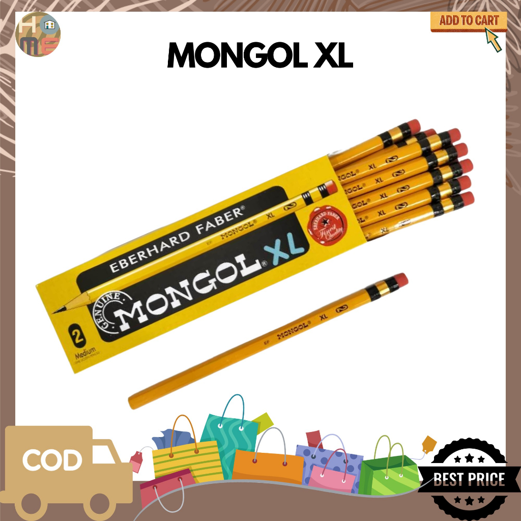 1PC.MONGOL XL PCS/PENCIL/MONGOL PENCIL/PENCIL PER PIECE/PENCIL PER PACK ...