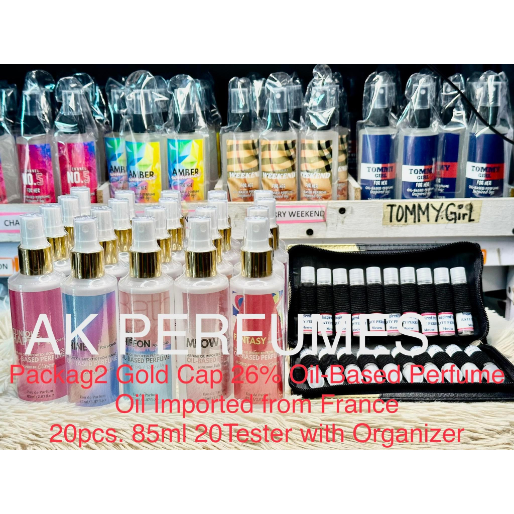 STARTER PACKAGE (2) 26% Perfume from France 20pcs. 85ml +free 20pcs ...