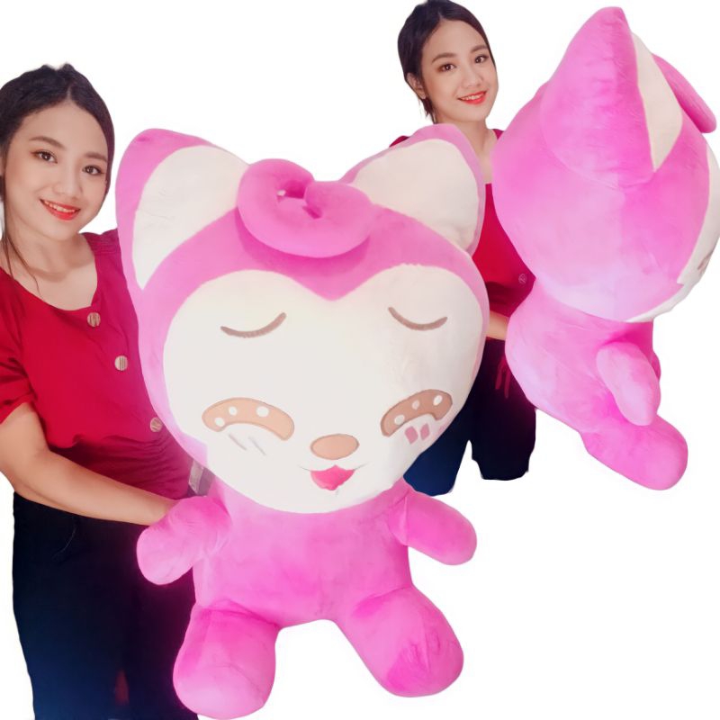 70cm big baby pink fox stuffed toys | Shopee Philippines