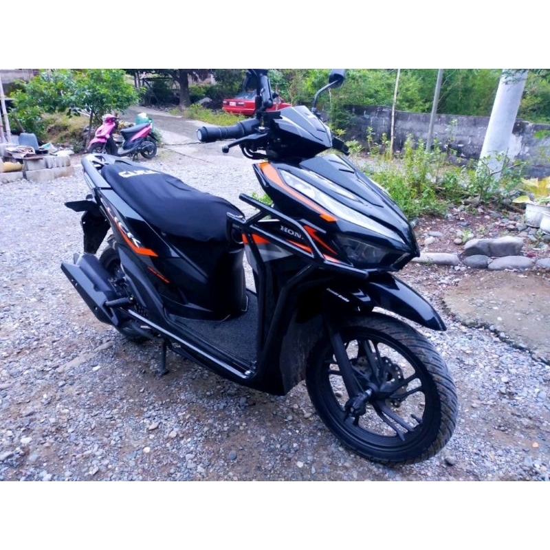 HONDA CLICK V3 &.Click v2 - CRASH GUARD HALF DESIGN(powdercoated ...