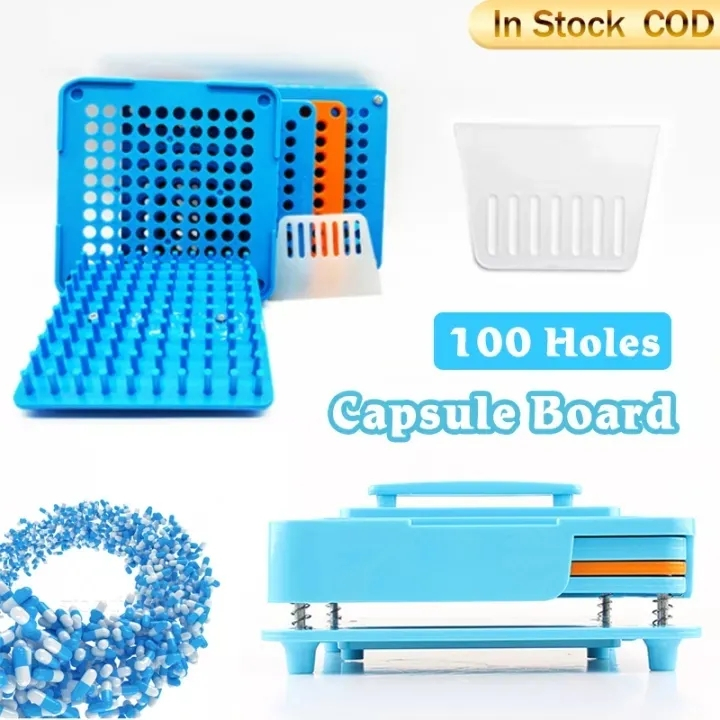 0# 100 Holes Manual Capsule Filling Machine Pharmaceutical Capsules ...