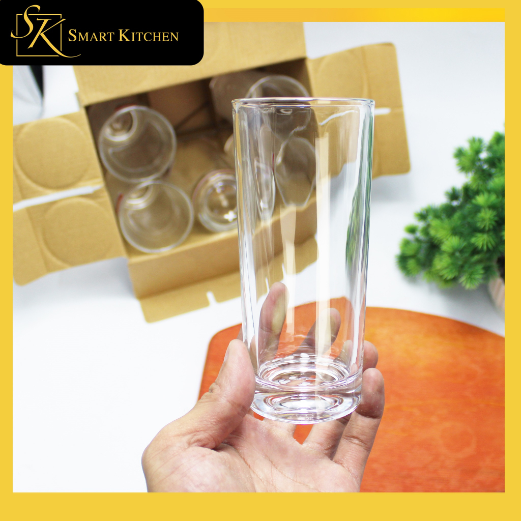 Smart Kitchen 6pcs Set 250ml Clear High Ball Glass Tumbler (GA250 ...