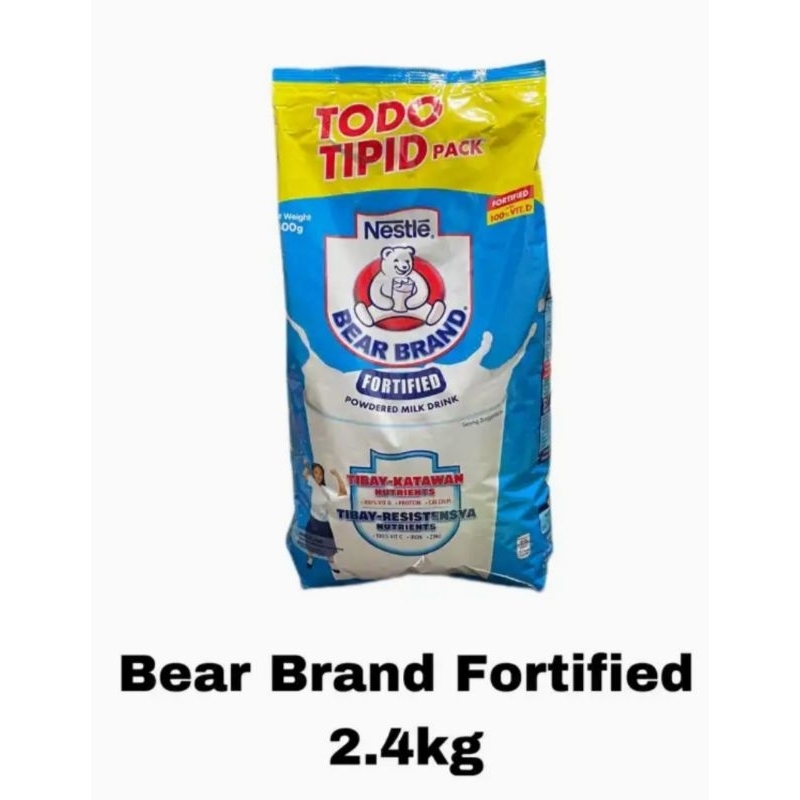 Bear Brand Fortified Powder Milk 2.4kg | Shopee Philippines