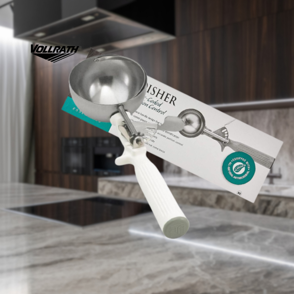 Chaofan Rice Disher #6 Vollrath White Handle | Shopee Philippines