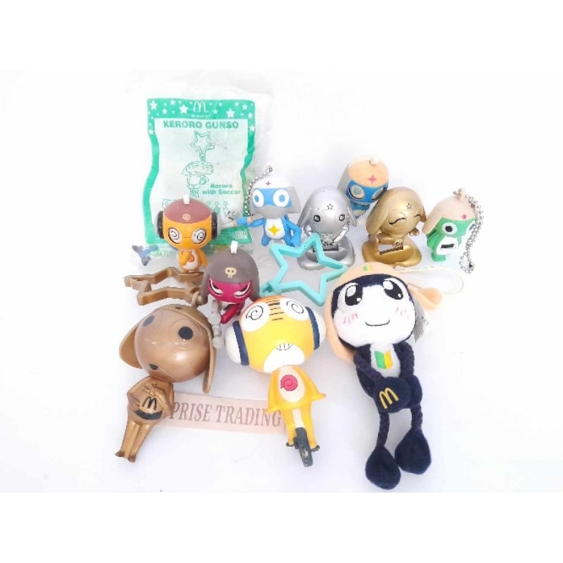 Mcdonalds Mcdo Toys Sgt Keroro Charm Keychain Collectible Anime toys ...