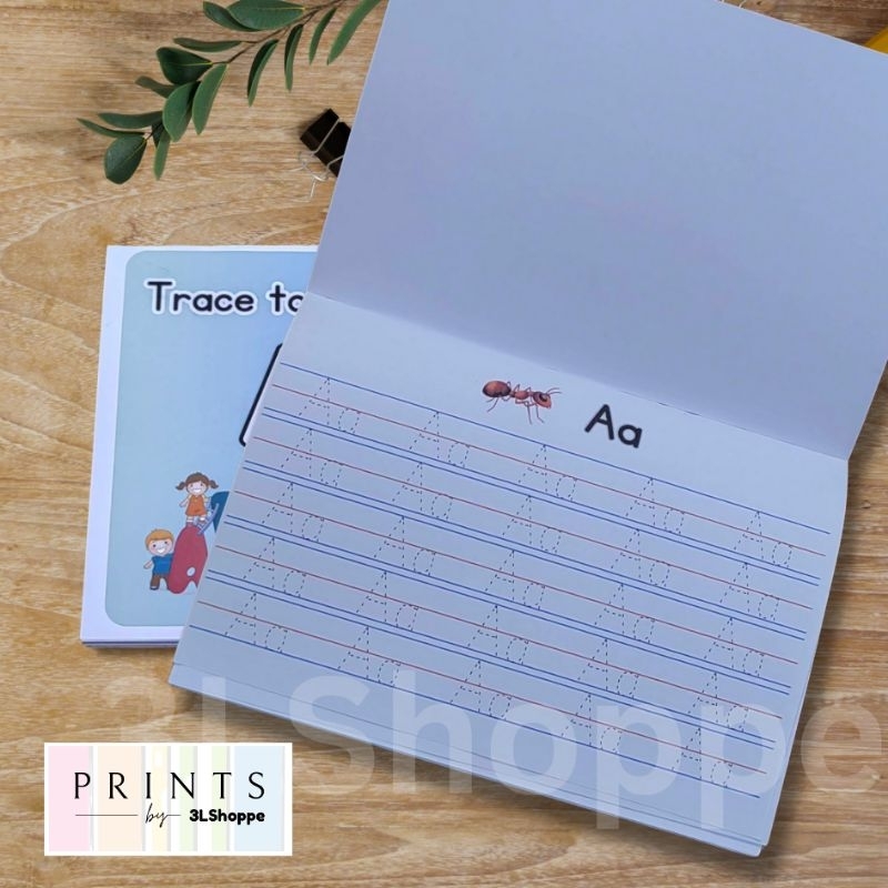 52 pages Trace to Practice Alphabet Tracing Pad Big and Small Letters A ...